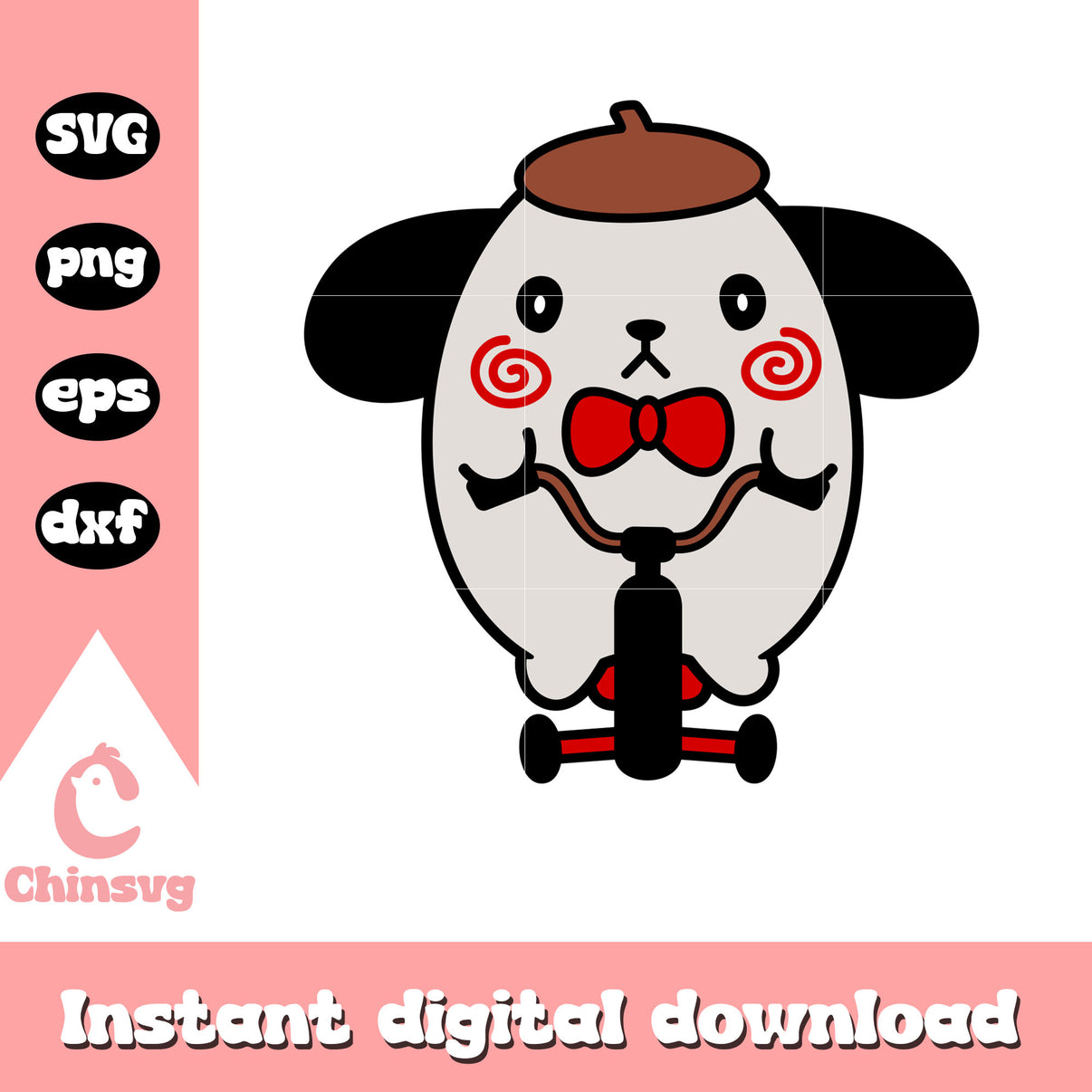 Pompompurin halloween svg, halloween hello kitty svg, sanrio svg – Chinsvg