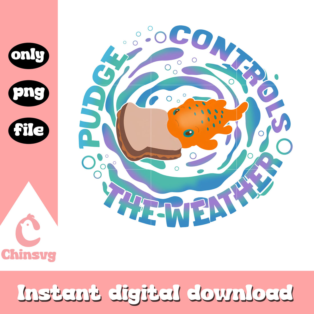 Pudge controls the weather png, lilo Pudge goldfish png – Chinsvg