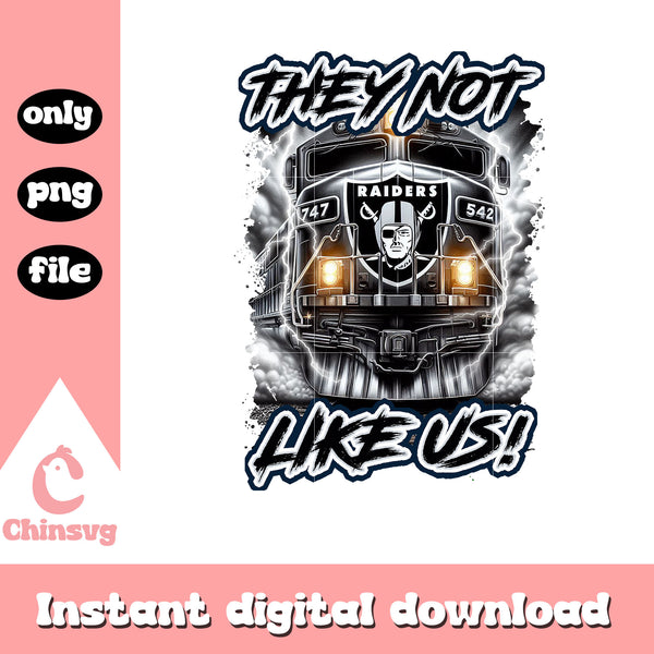 Raiders they not like us png, Las Vegas Raiders png – Chinsvg