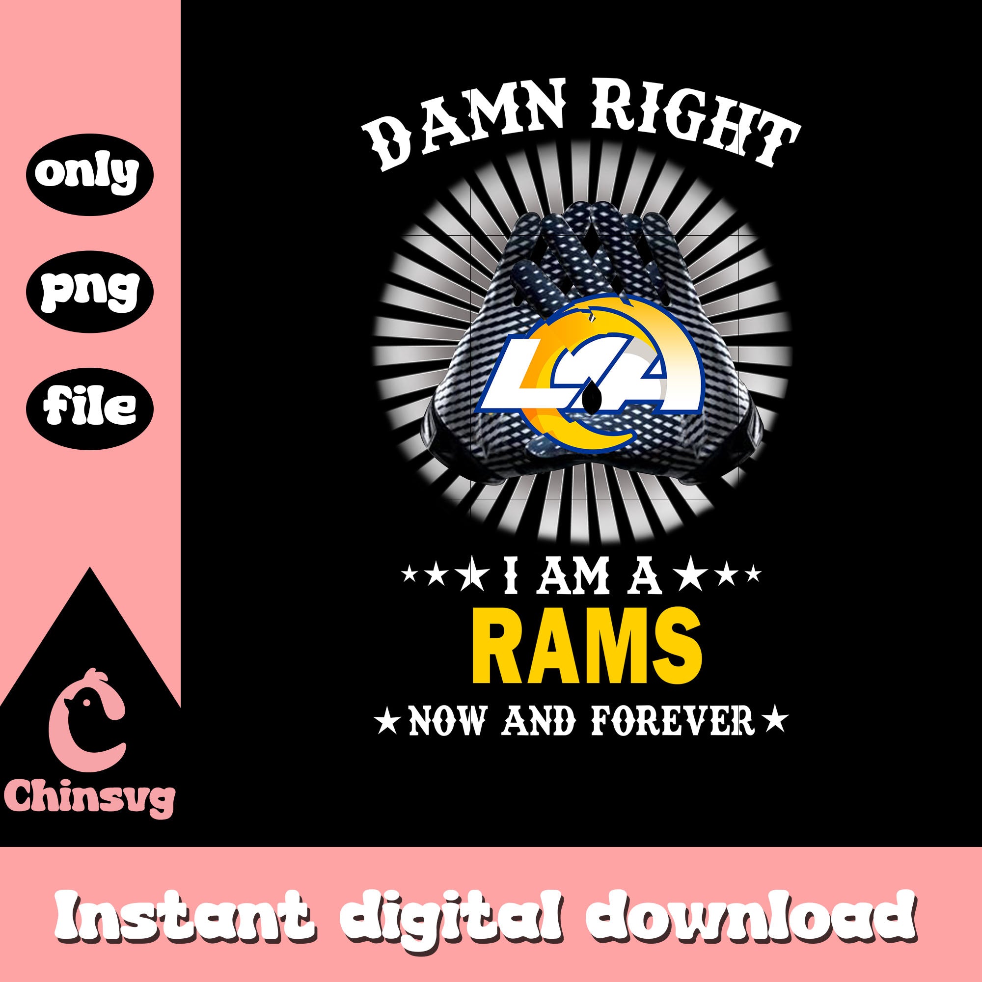 Rams hand custom yellow png, los angeles rams logo png – Chinsvg