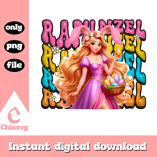 Rapunzel easter bunny design png, easter bunny png, disney png – Chinsvg