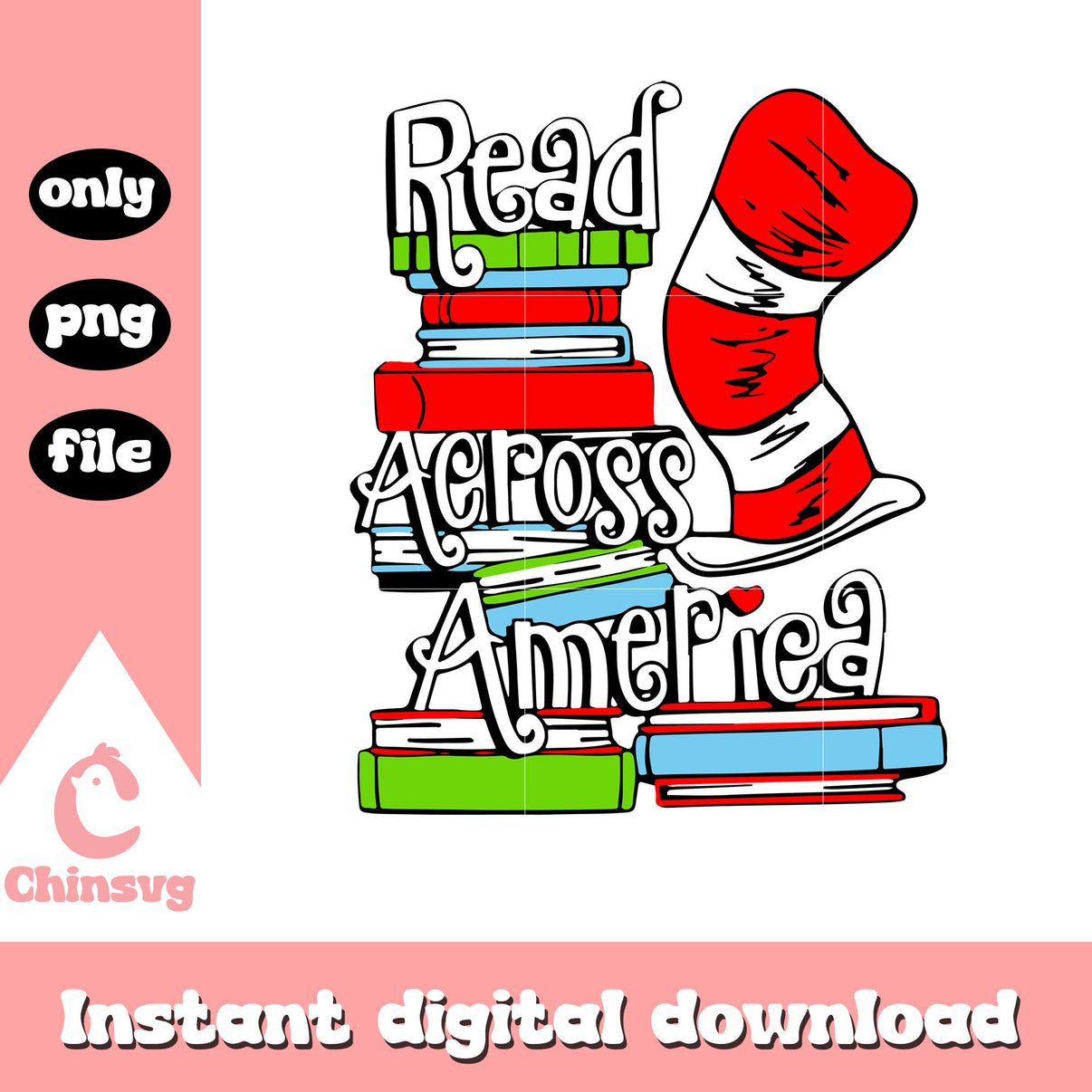 Read across america the hat png, read png, dr seuss cartoon png – Chinsvg