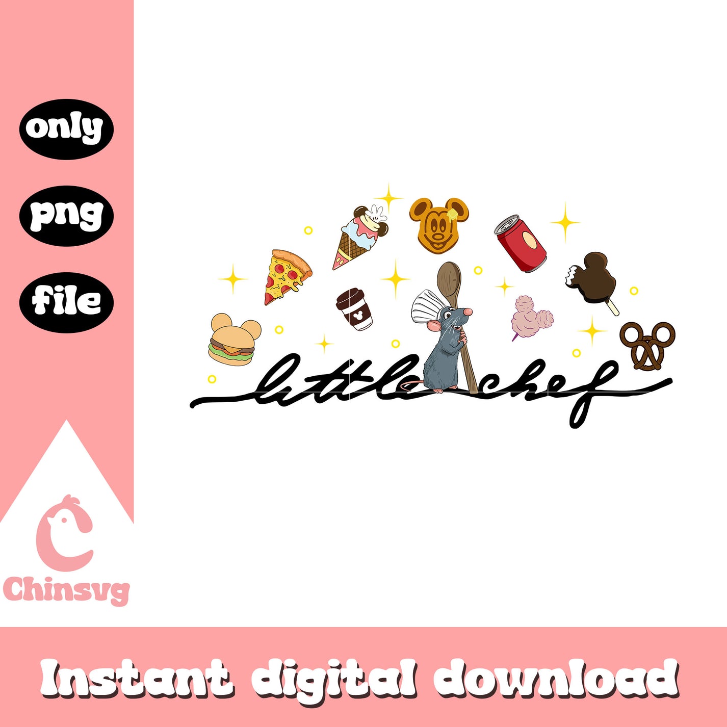 Remy little chef png, disney cartoon characters png, ratatouille png ...