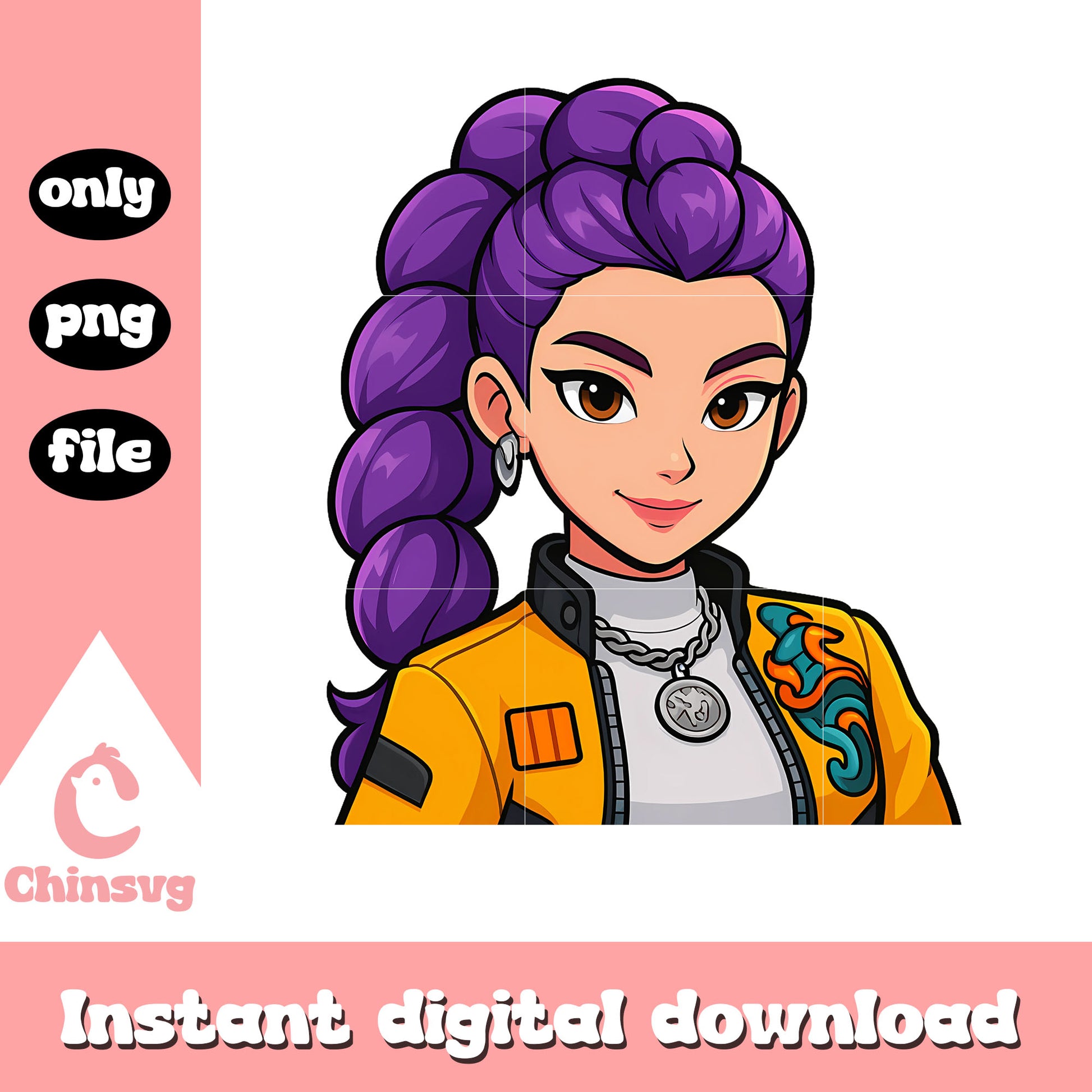 Rumi huntrix character svg, rumi kpop demon hunters svg – Chinsvg