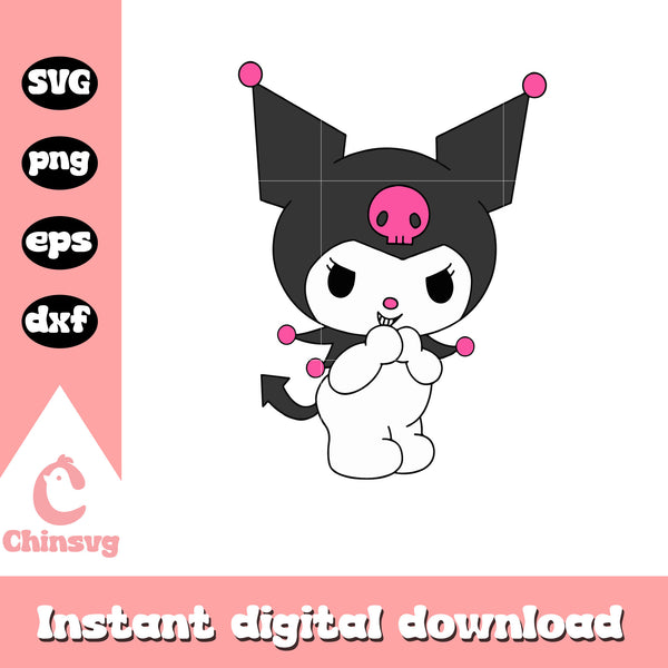 Sanrio Kuromi svg, sanrio cartoon svg, sanrio characters cartoon svg ...