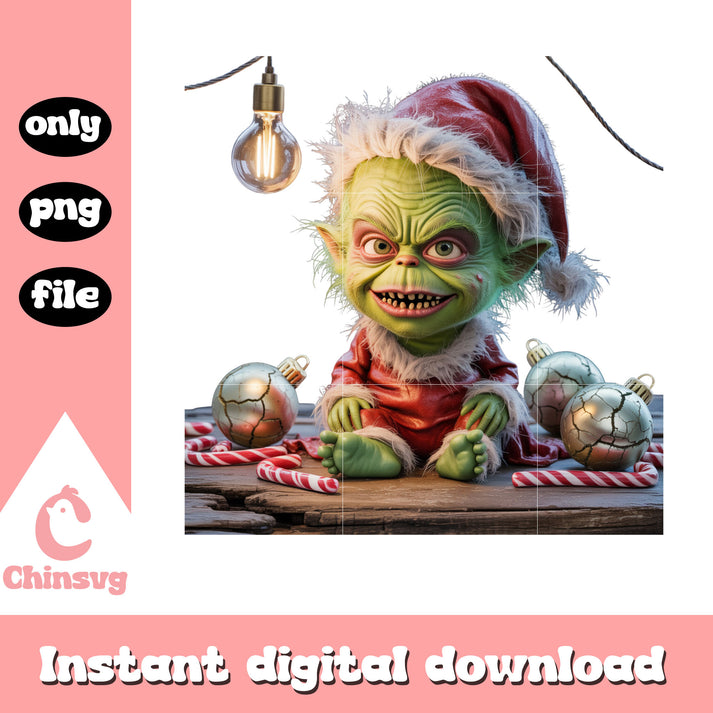 Santa elf grinch christmas design png, elf grinch png – Chinsvg