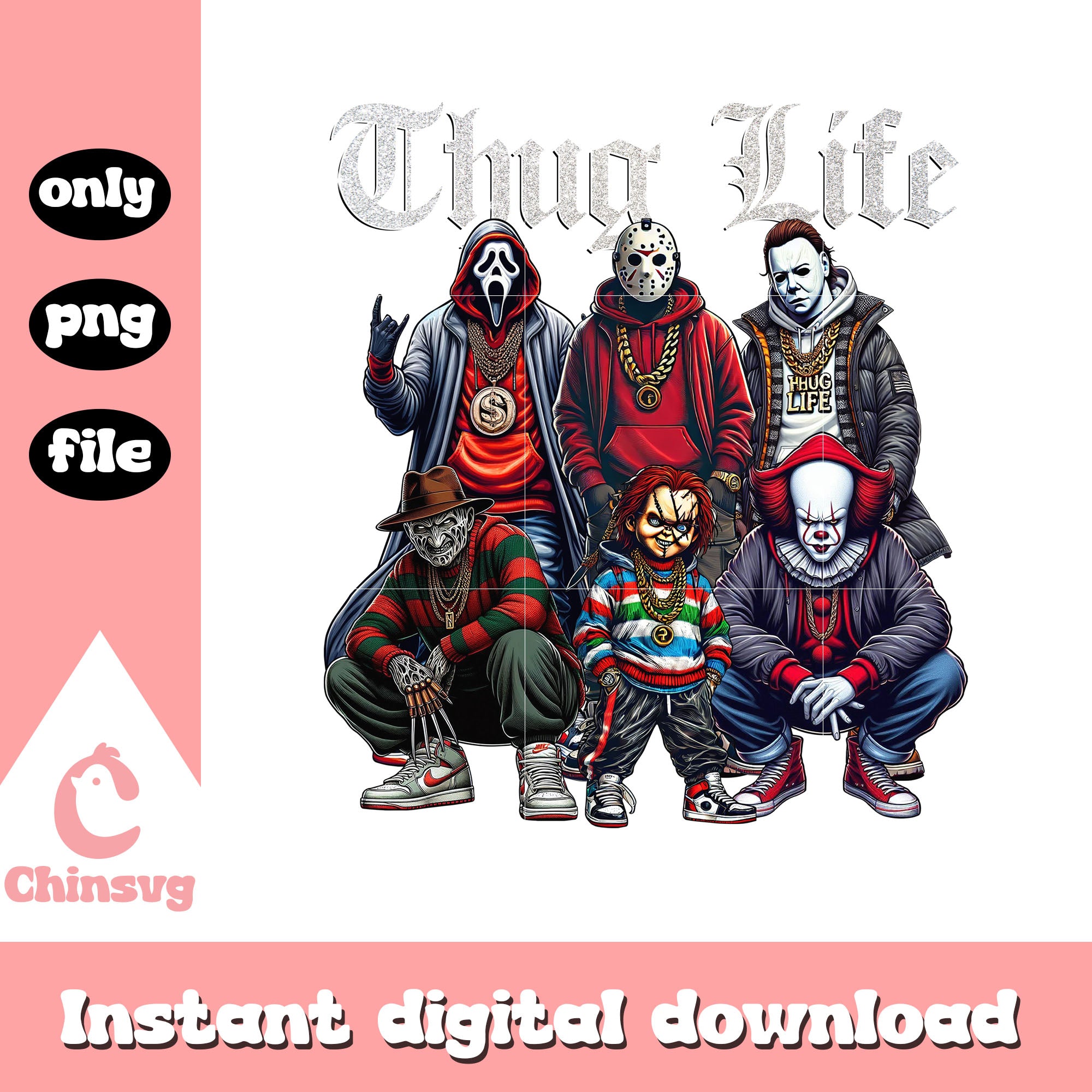 Scary films thug life street style png, thug for life meaning png – Chinsvg