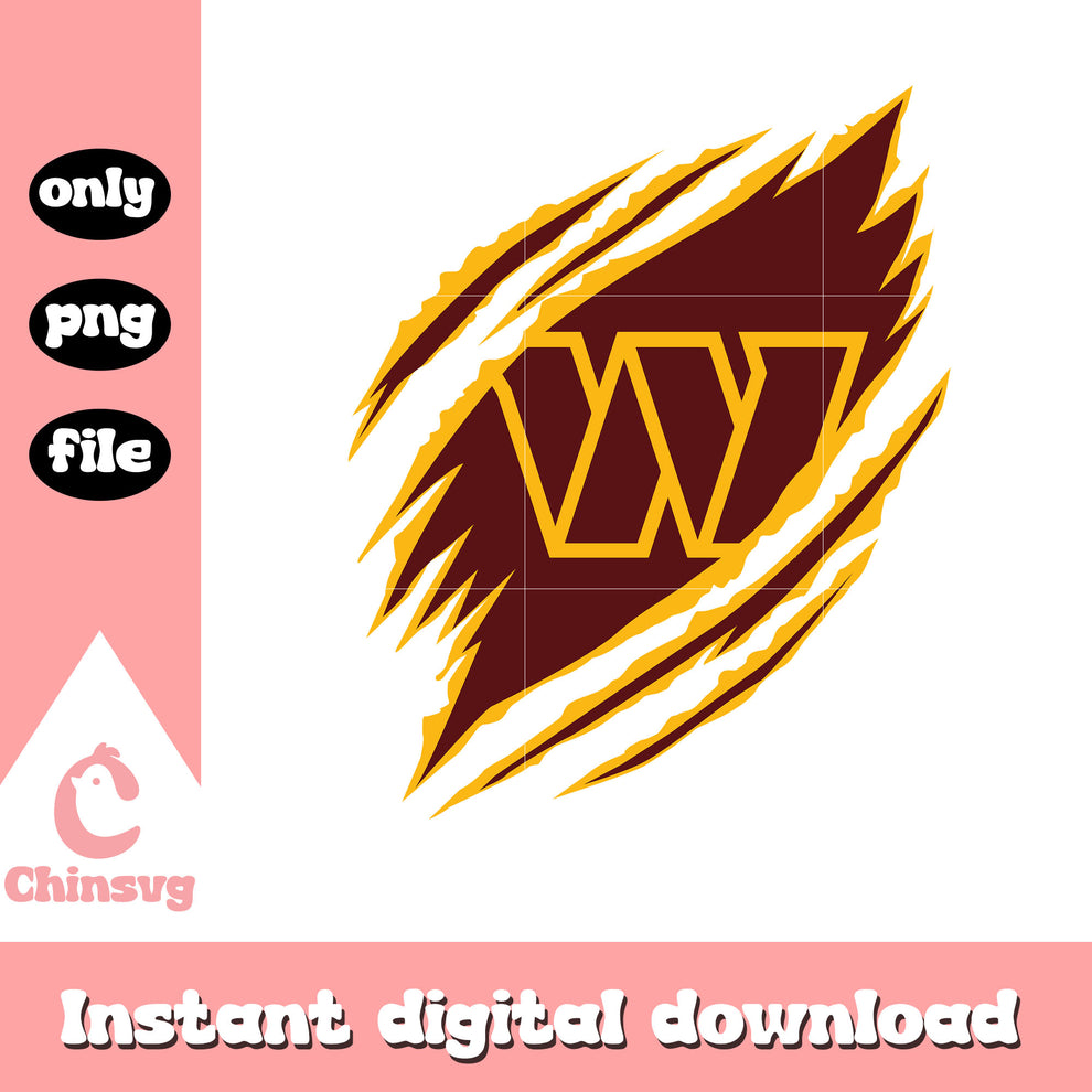 Scratch commanders design logo png, commanders nfl png – Chinsvg