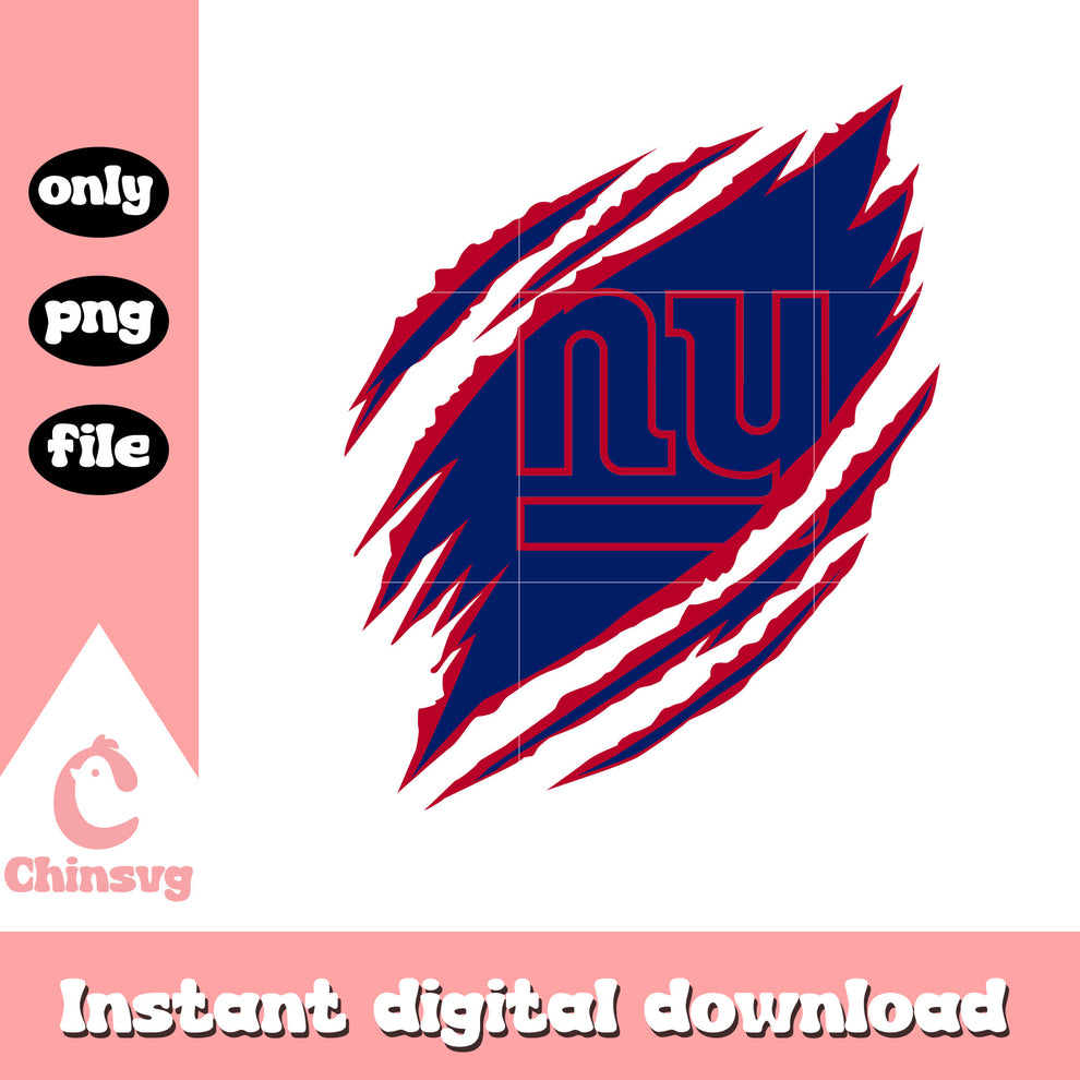 Scratch giants design logo png, new york giants nfl png – Chinsvg