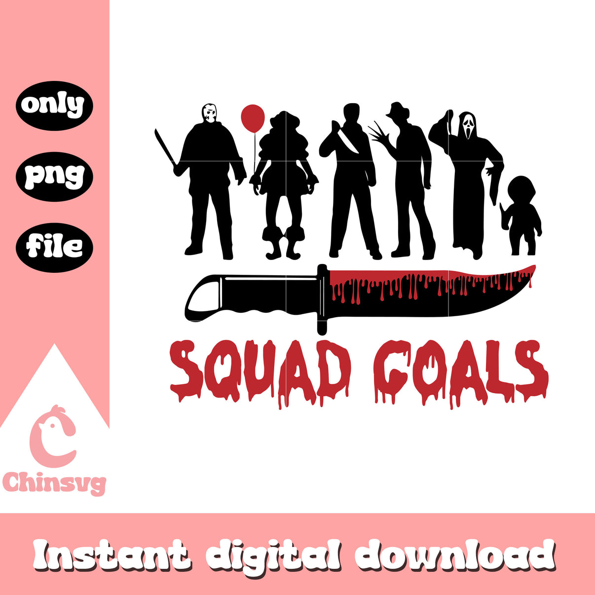 Shadow horror squad goals png, squad goals horror knife png – Chinsvg