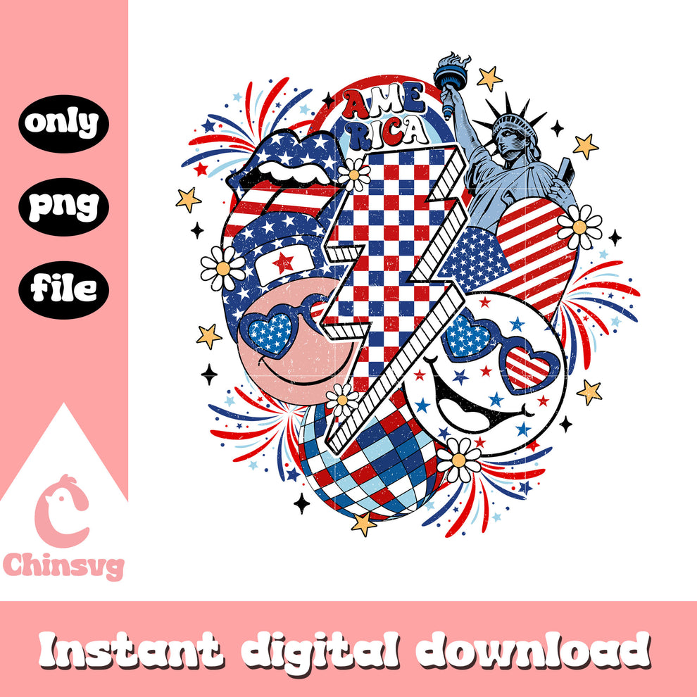 Smiley face america flag thunder png, smiley face patriotic png – Chinsvg