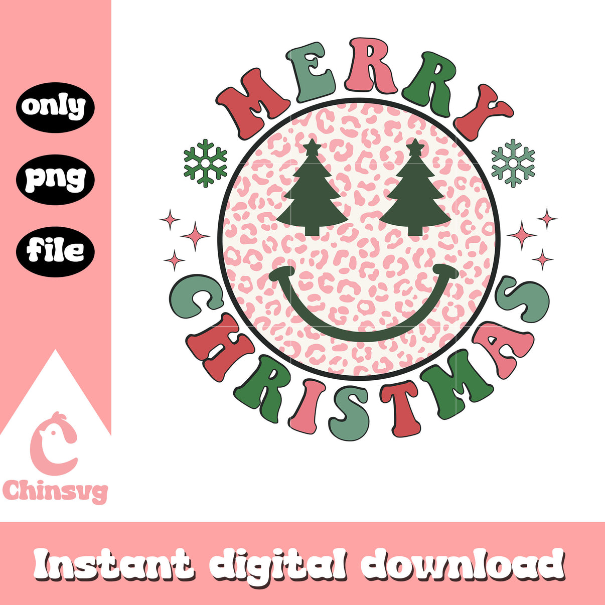 Smiley face merry christmas design png, smiley face christmas png – Chinsvg