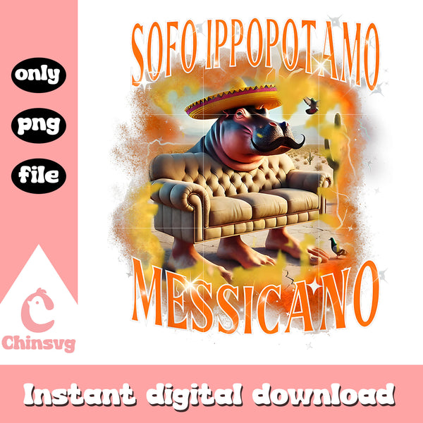 Sofo ippopotamo funny hippo png, italia brainrot png, tiktok meme png ...