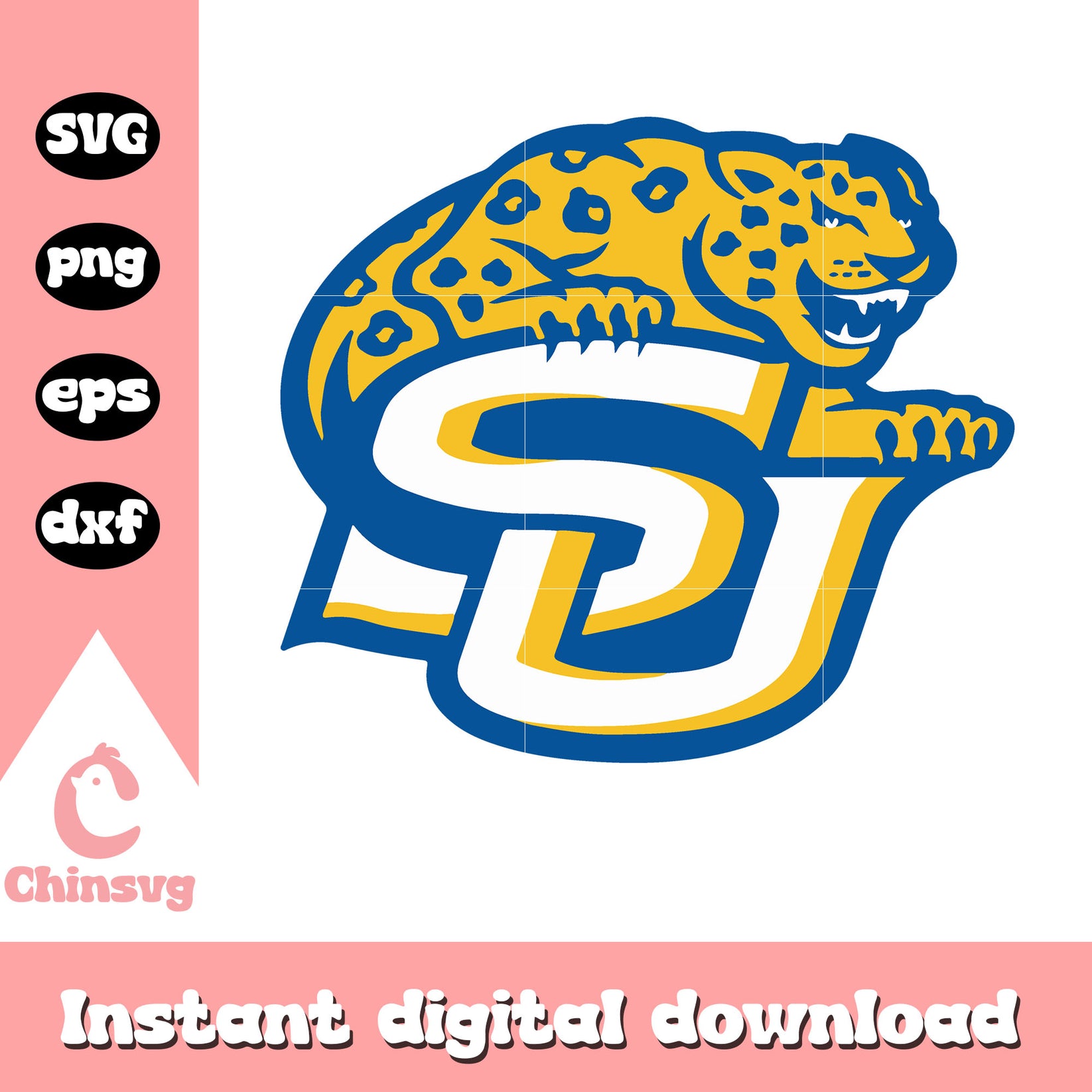 Southern Jaguars logo team design svg, Southern Jaguars svg – Chinsvg