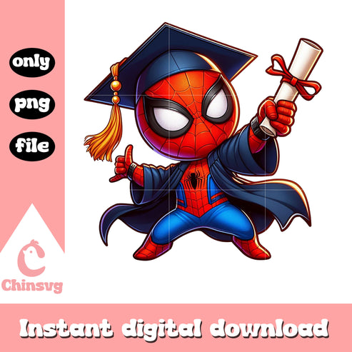 Spiderman chibi marvel graduation png, superheroes spiderman png – Chinsvg
