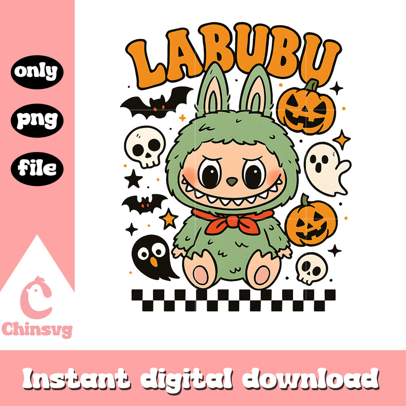 Spooky treat labubu drawing design png, trick or treat png – Chinsvg