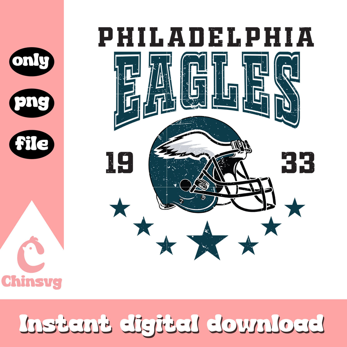 Star custom eagles cartoon png, nfl philadelphia eagles png – Chinsvg
