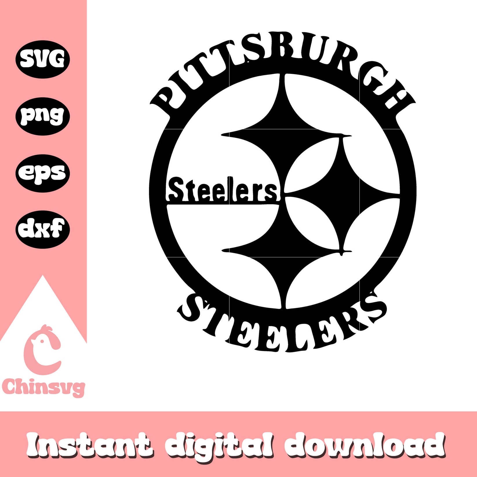 Steelers logo design svg, Pittsburgh Steelers svg, ncaa svg – Chinsvg