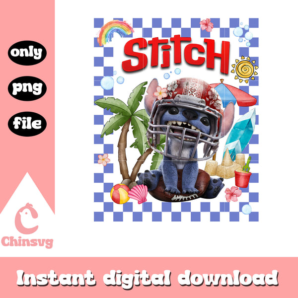 Stitch Football Cap vacation png, Stitch Football png, stitch png – Chinsvg