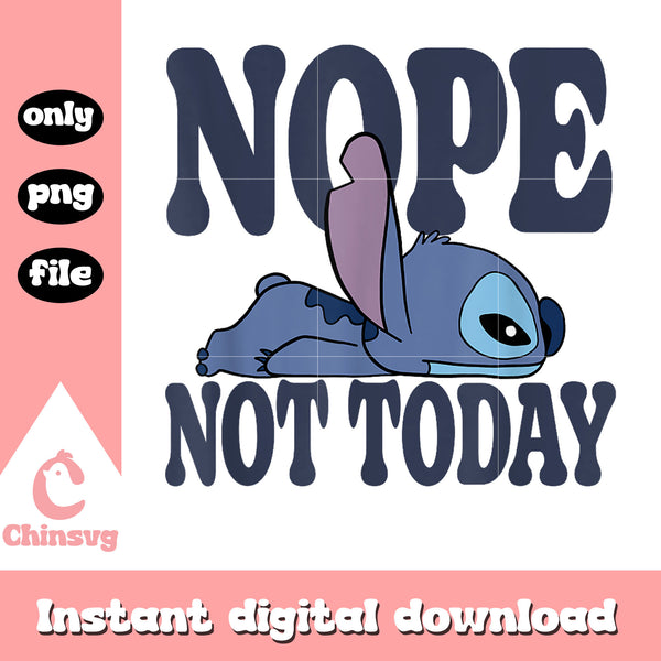 Stitch Nope Not Today Sleepy Stitch png, Stitch boring png – Chinsvg