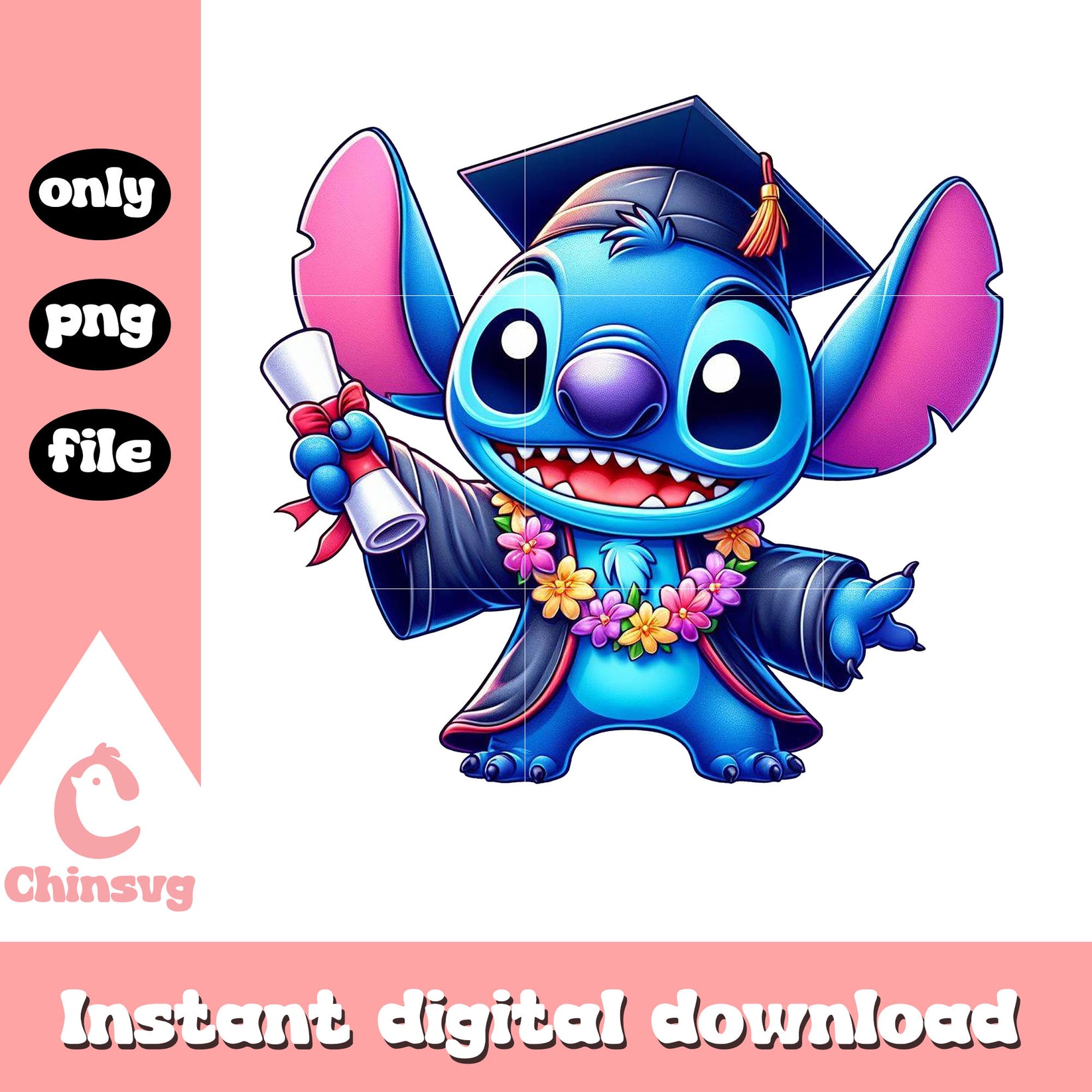 Stitch cute chibi graduation design png, lilo and stitch png – Chinsvg