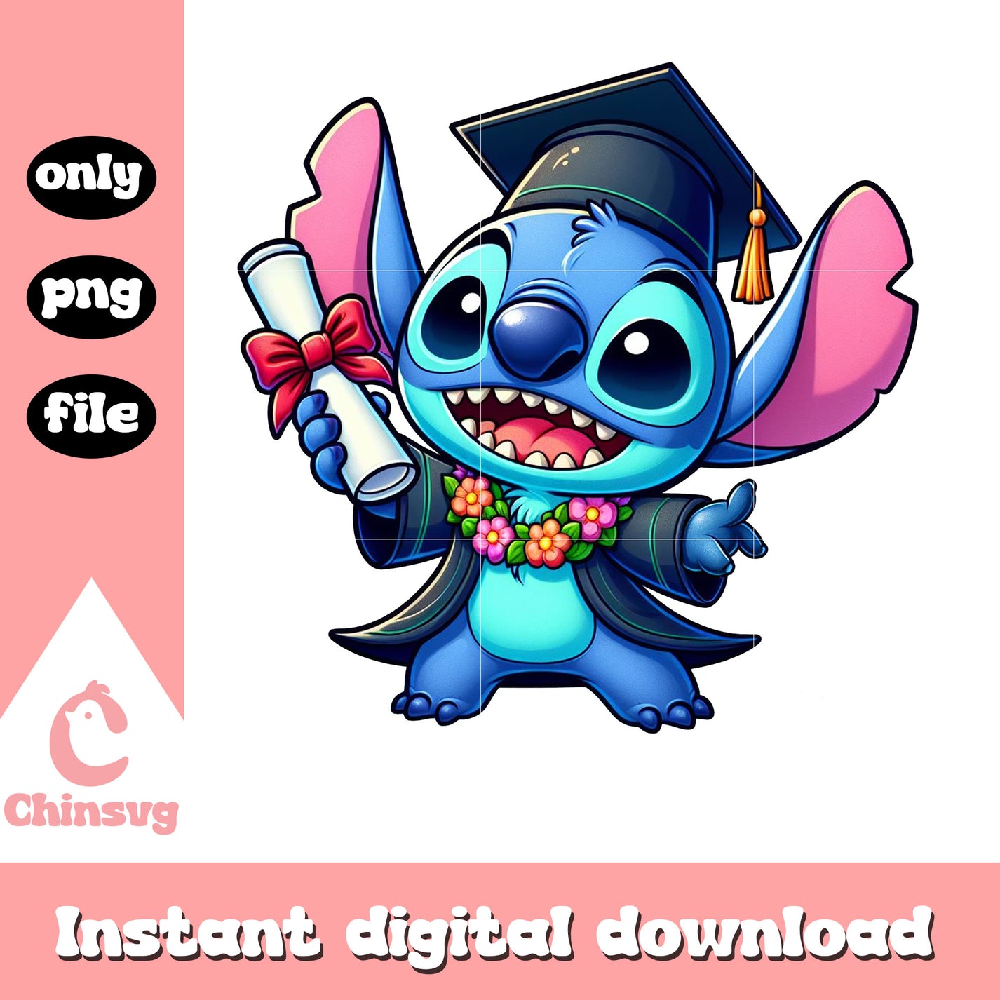 Stitch graduation design png, stitch cartoon png, graduation png – Chinsvg