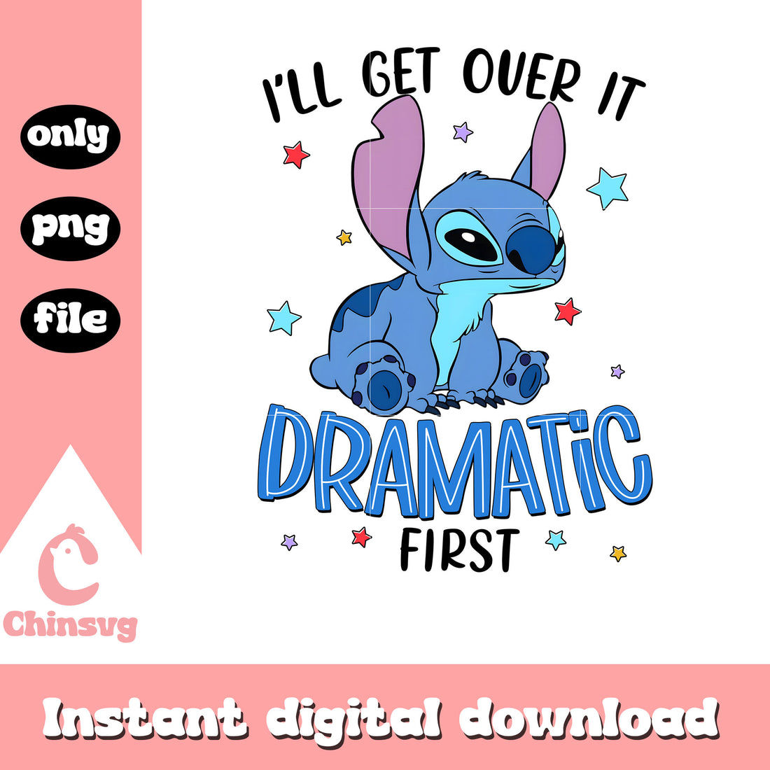Stitch sitting i'll get over it dramatic first png, Stitch dramatic pn ...
