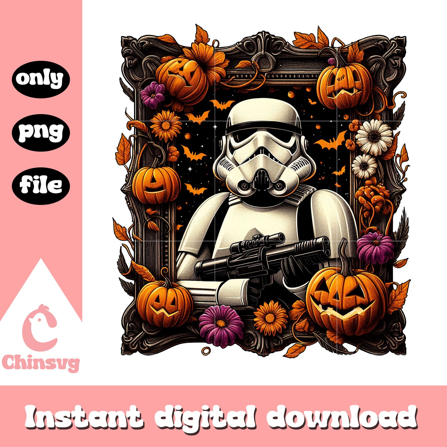 Storm Trooper character png, star wars characters png, halloween pumpk ...