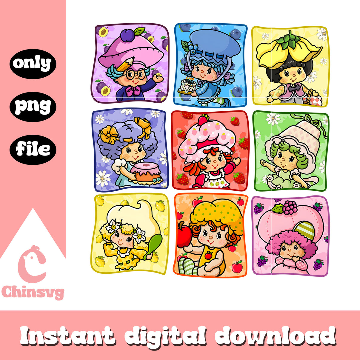 Strawberry characters cartoon png, strawberry shortcake cartoon png ...