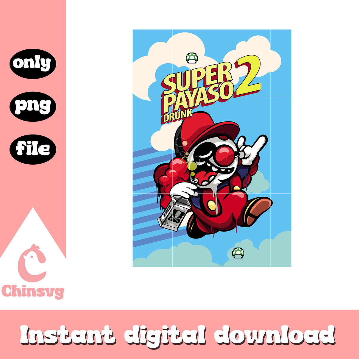 Super payaso drunk 2 png, super mario world png, game png – Chinsvg