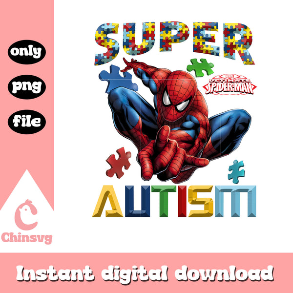 Super spiderman autism png, autism awareness png, marvel png – Chinsvg