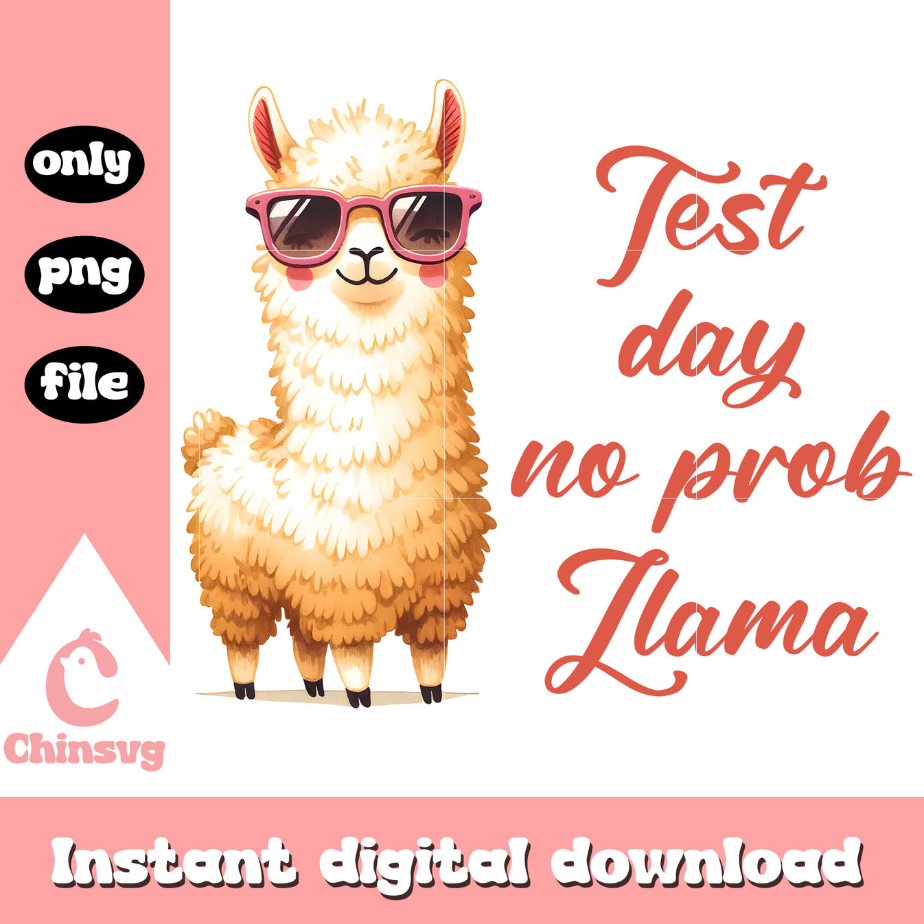 Test day no prob llama png, quotes for test day png, llama png – Chinsvg