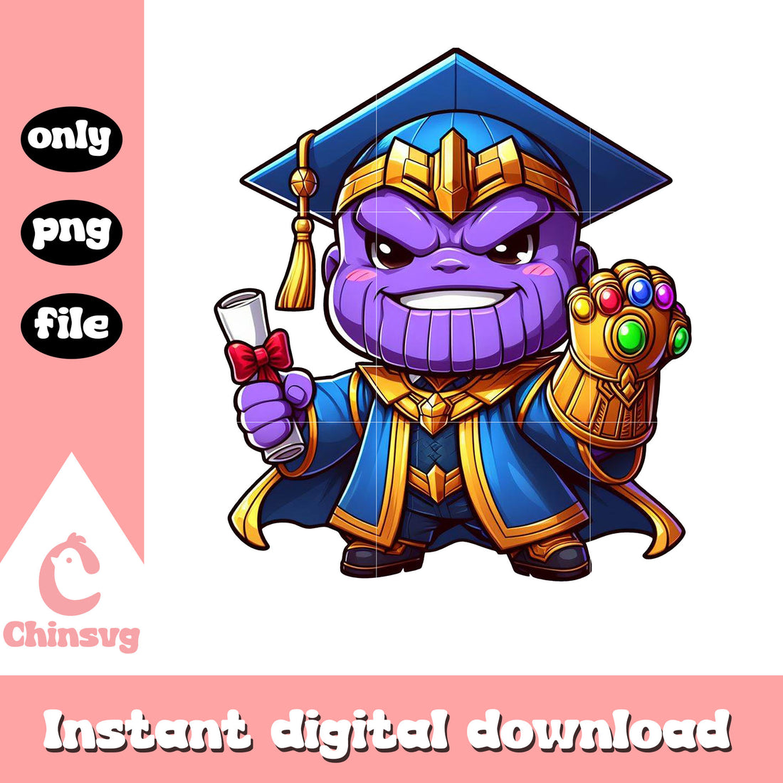 Thanos marvel graduation day design png, marvel thanos png – Chinsvg
