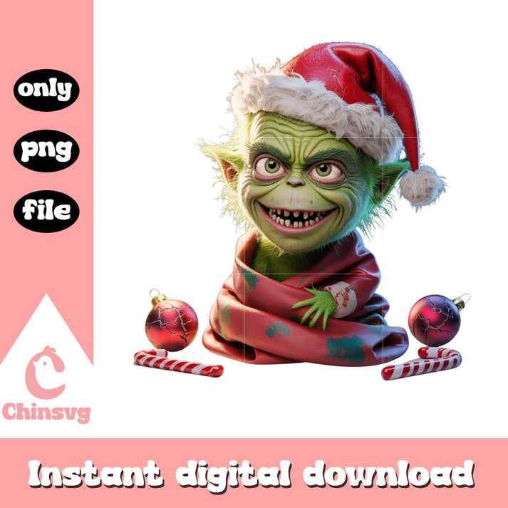 The elf grinch merry christmas design png, grinch elf png – Chinsvg
