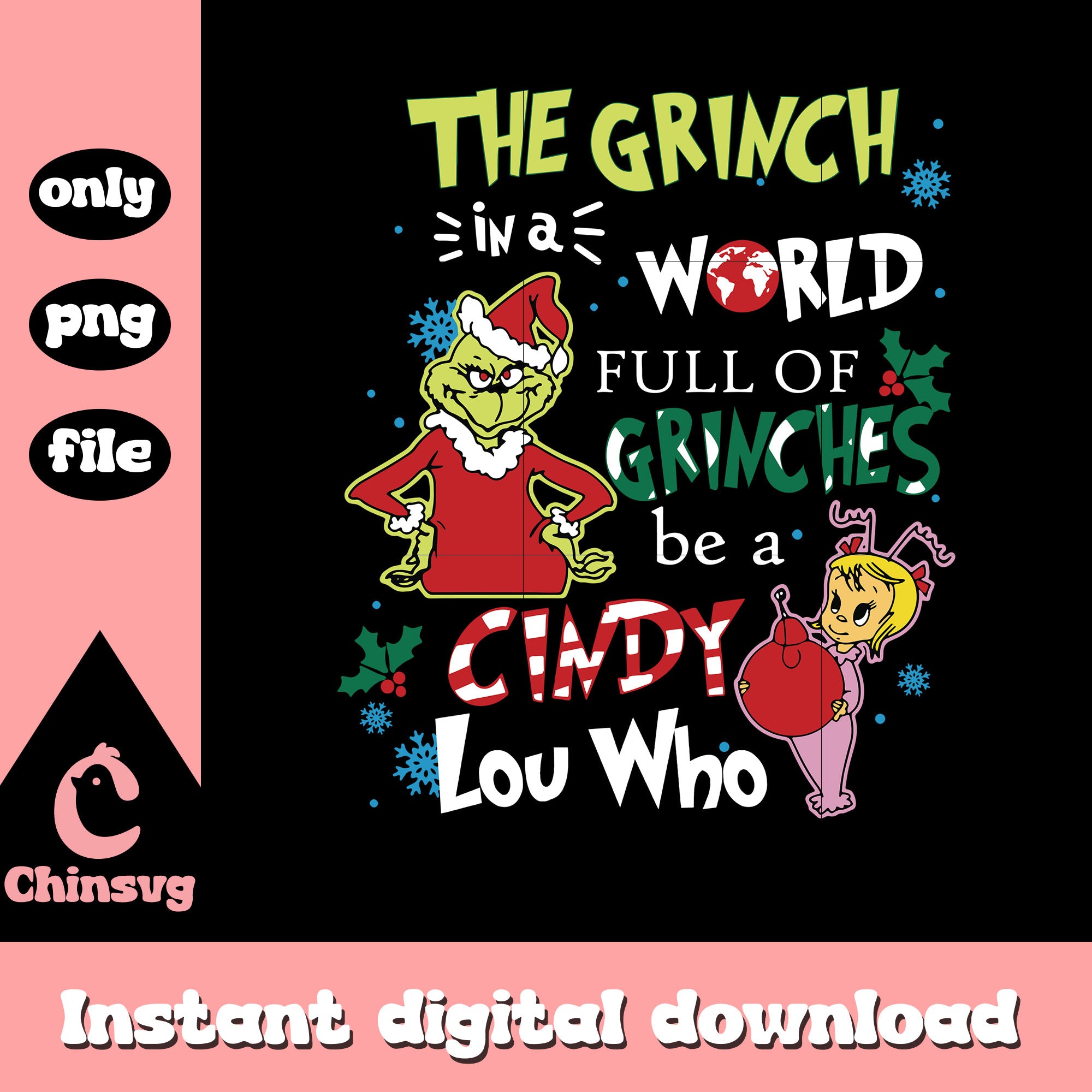 The grinch in a world full of grinches png, the grinch movies png – Chinsvg