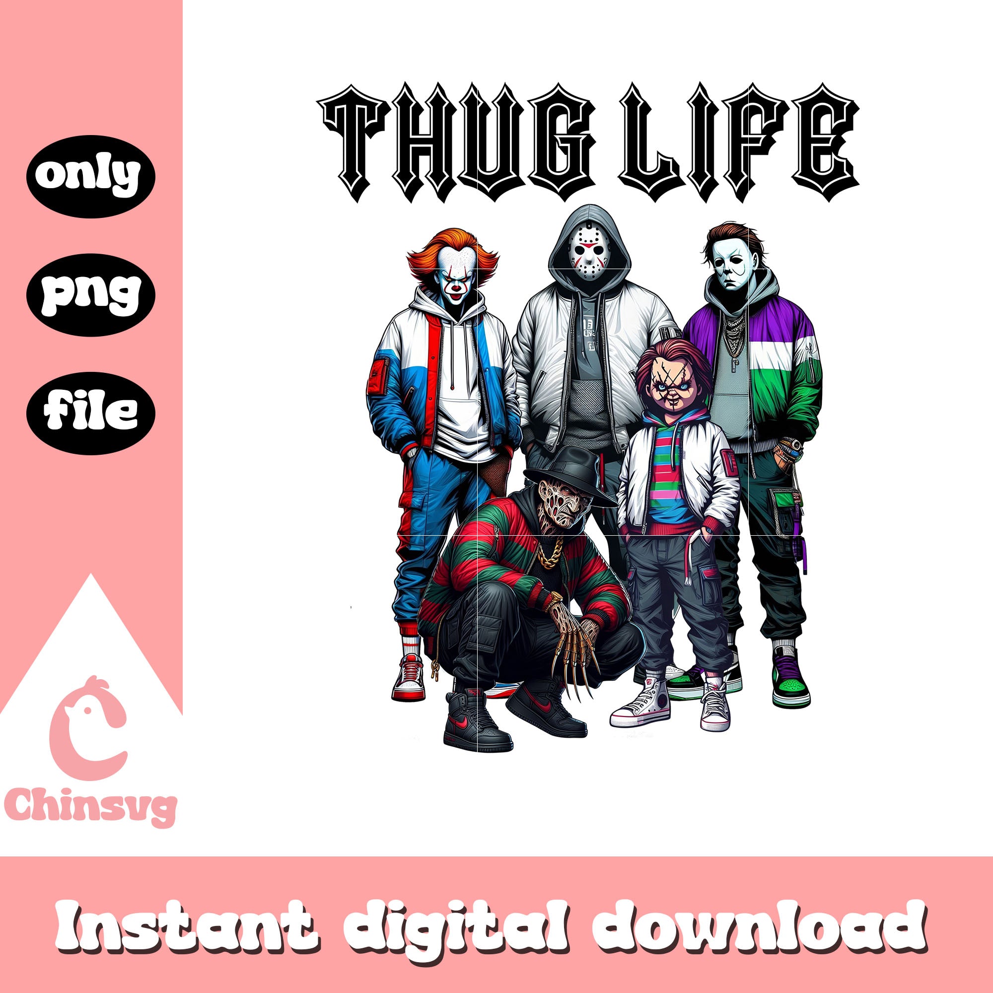 The killers thug life streetwear clipart png, thug thug life png – Chinsvg