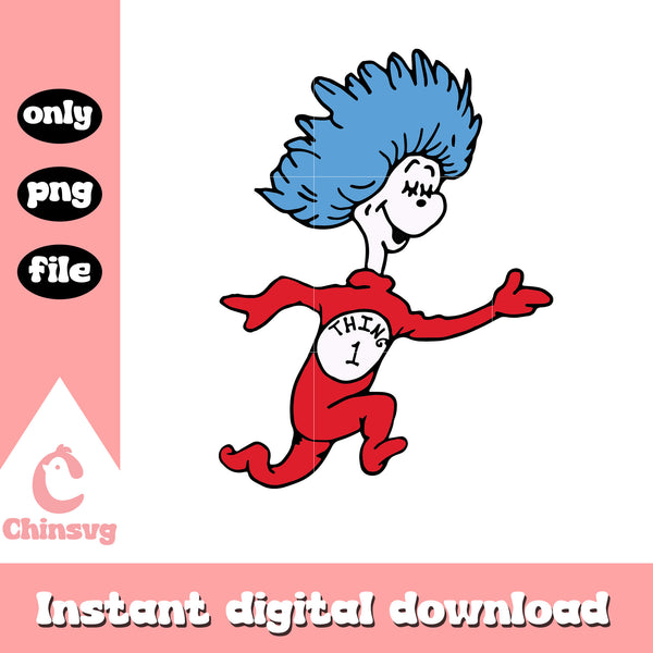 Thing one character png, dr seuss cast png, thing one character png ...