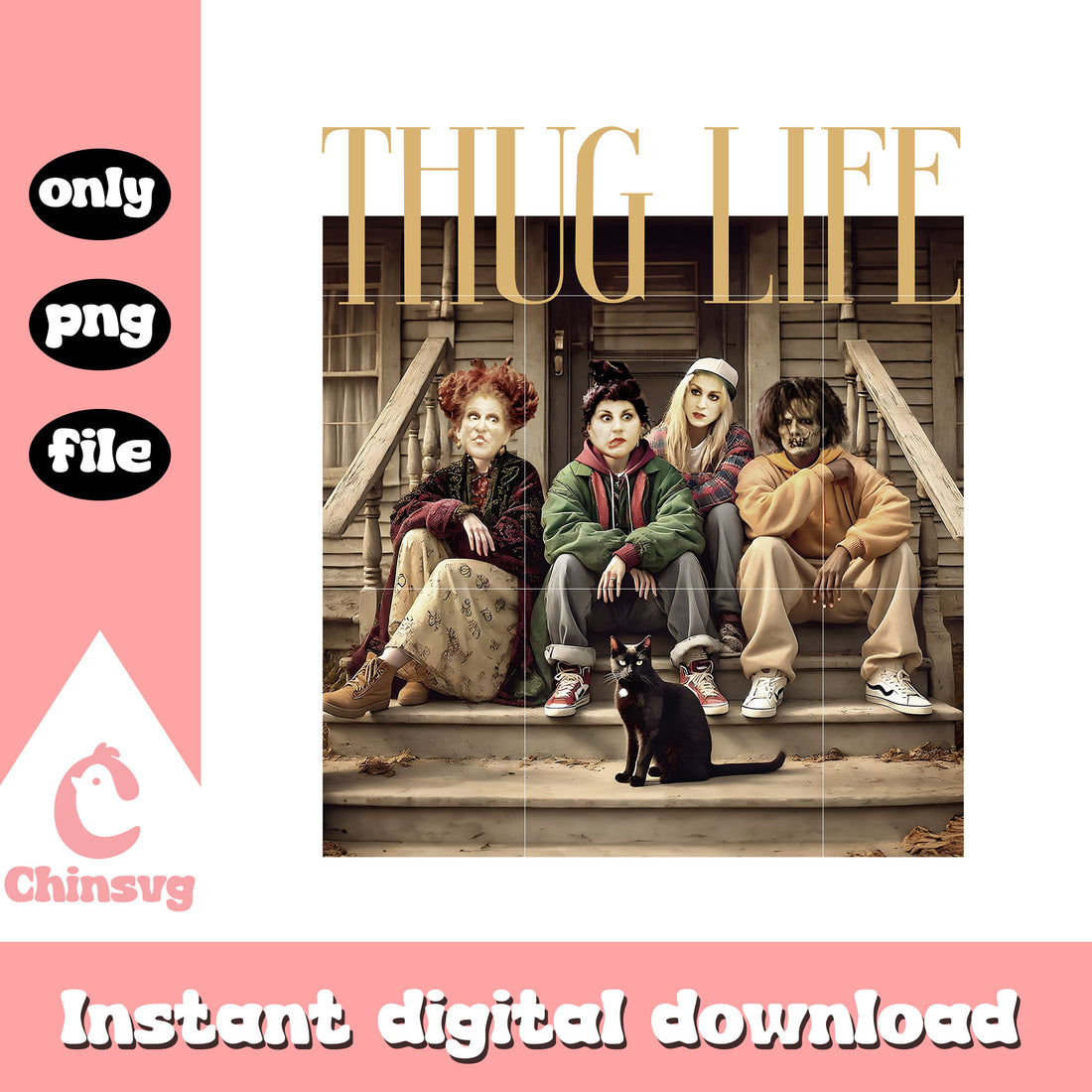 Thug life hocus pocus street style png, clipart hocus pocus png – Chinsvg