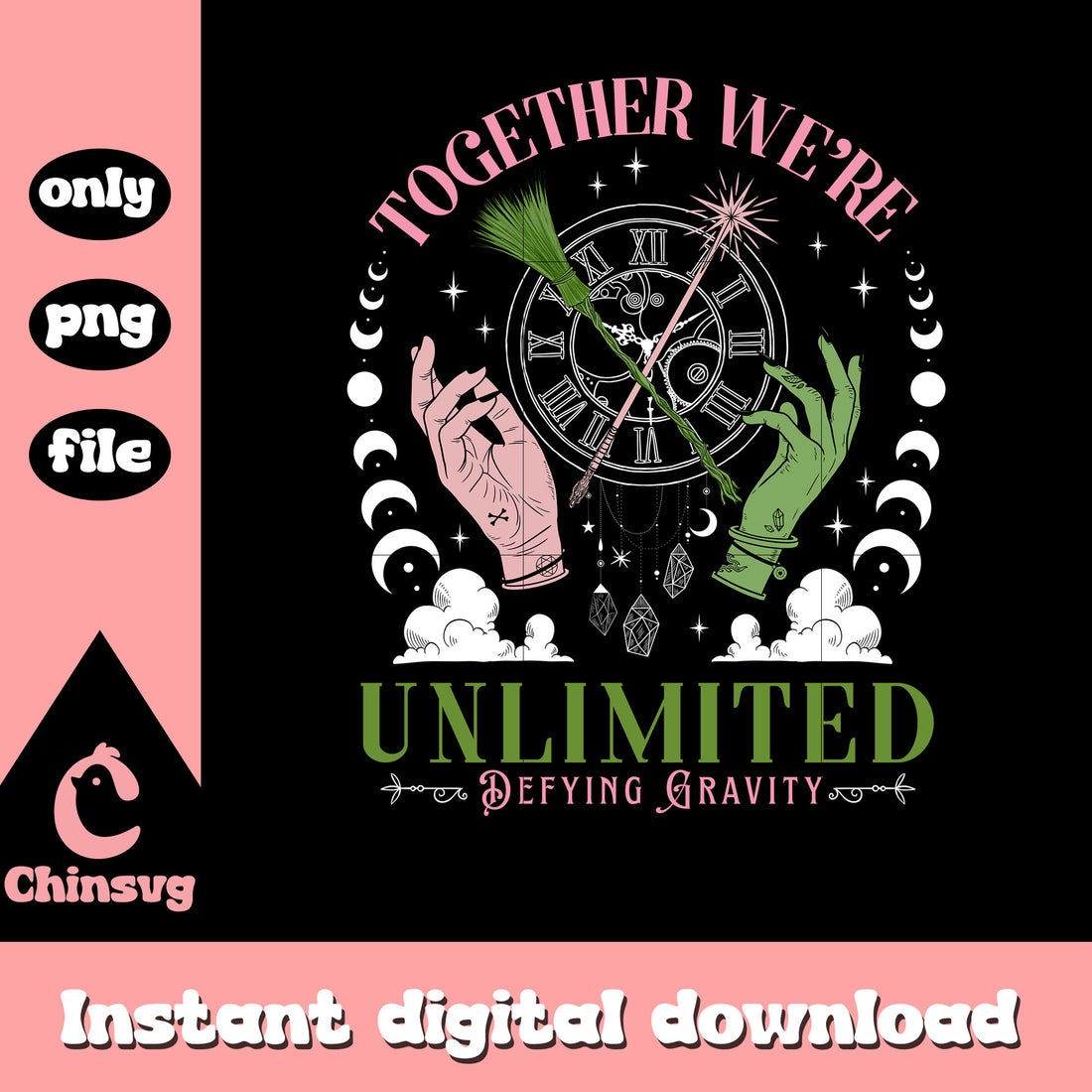 Together we're unlimited defying gravity png, wicked movie png – Chinsvg