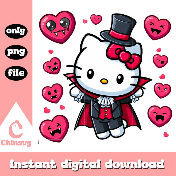 Vampire x hello kitty costume png, horror movies png, halloween png ...