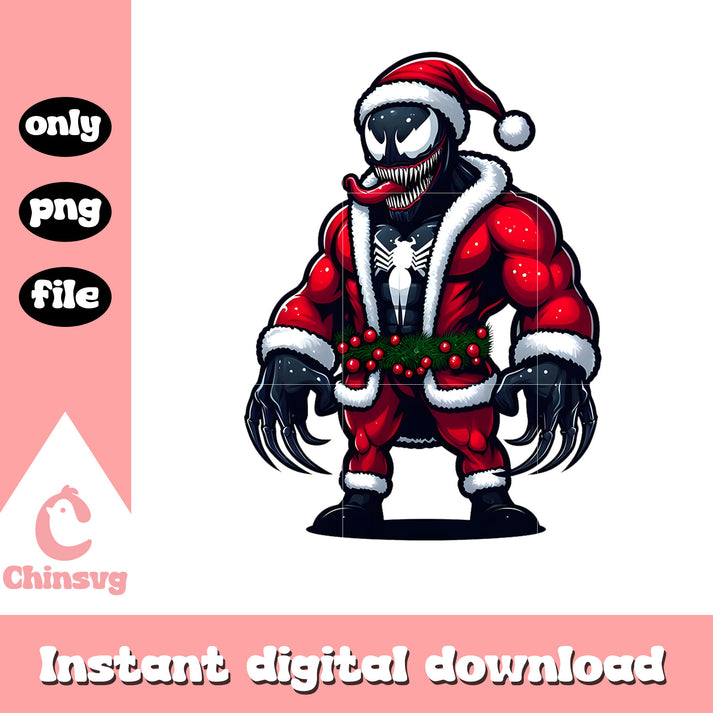 Venom santa claus christmas day png, venom png, christmas png – Chinsvg