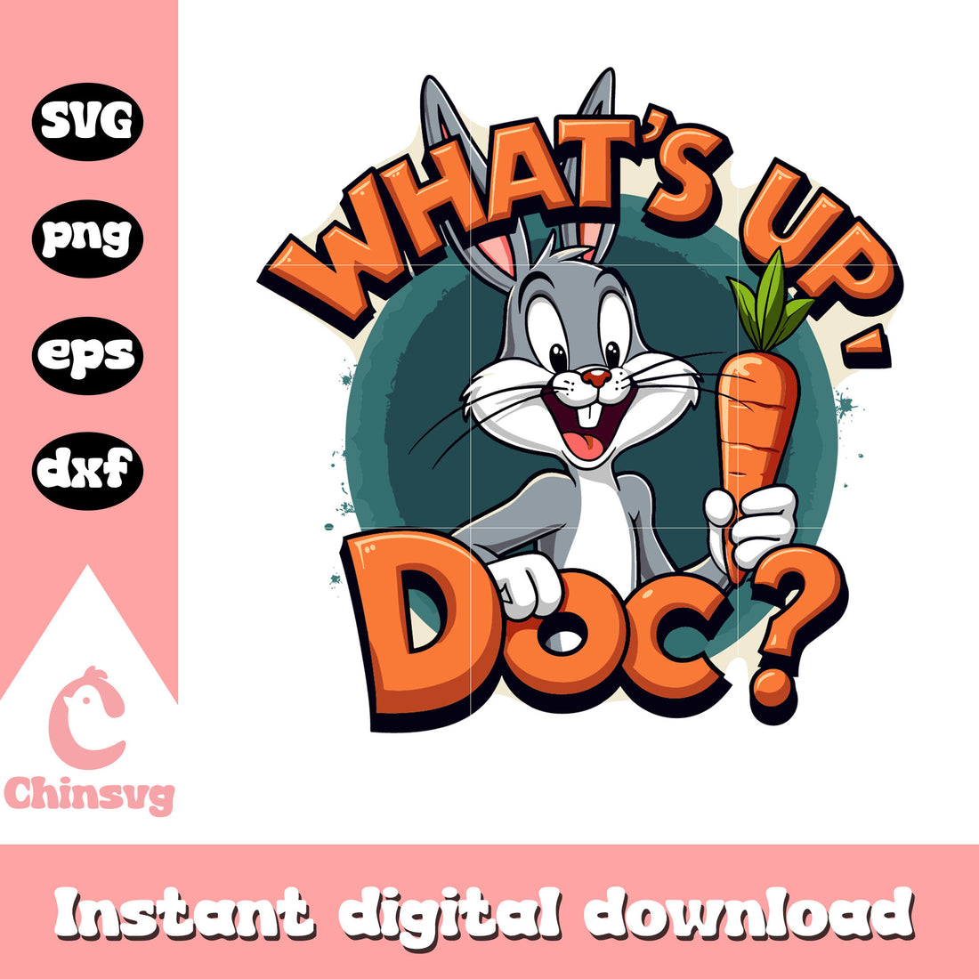 What's up doc bugs rabbit svg, bugs characters svg, cartoon svg – Chinsvg