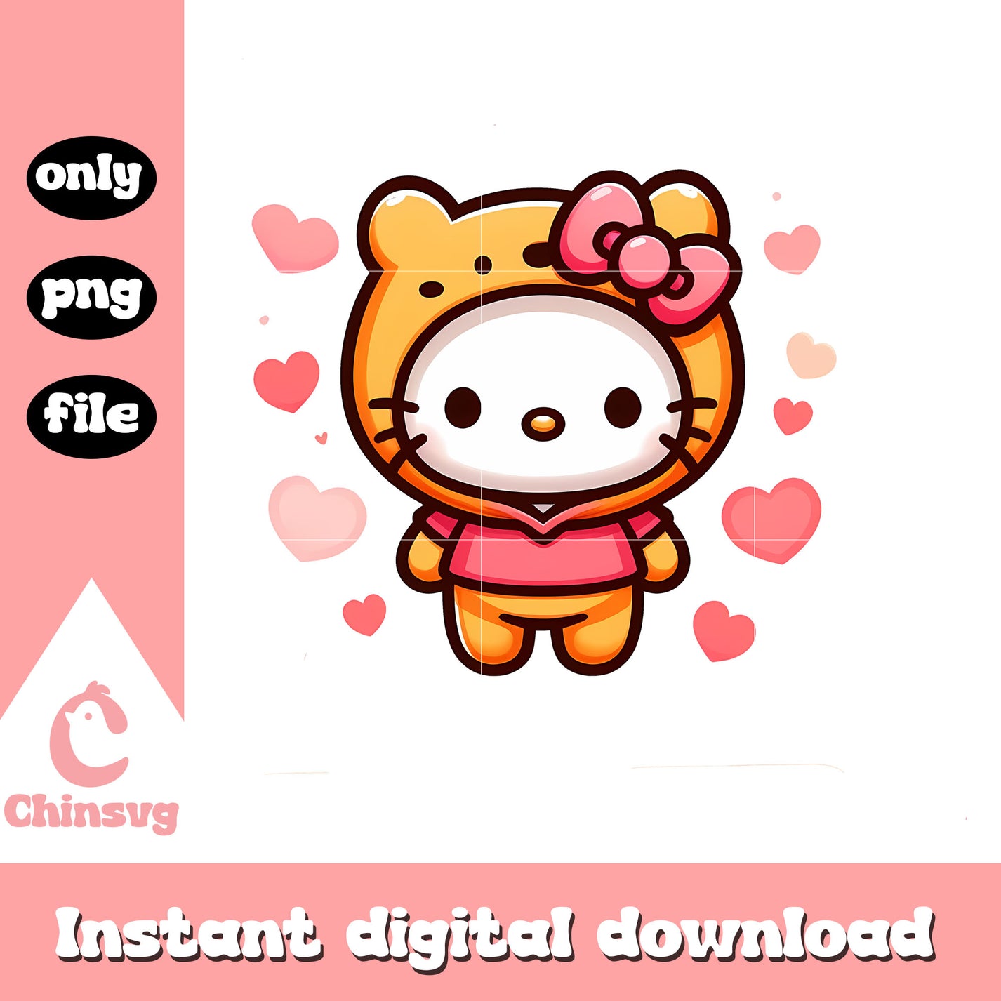 Winnie the pooh hello kitty cosplay png, cartoon characters png – Chinsvg