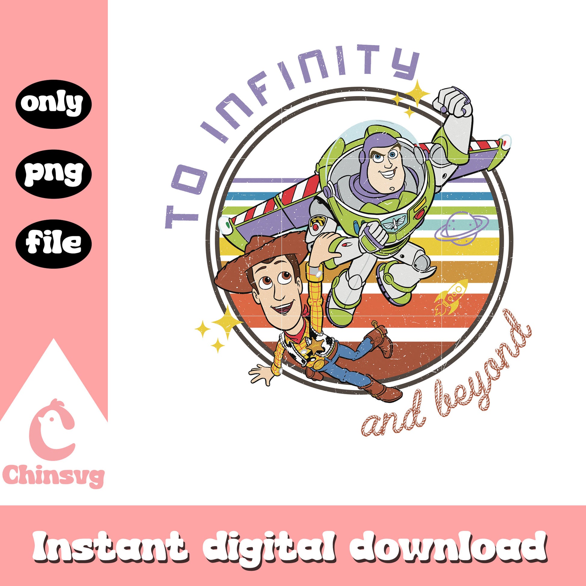 Woody and buzz lightyear to infinity and beyond png, toy story png ...