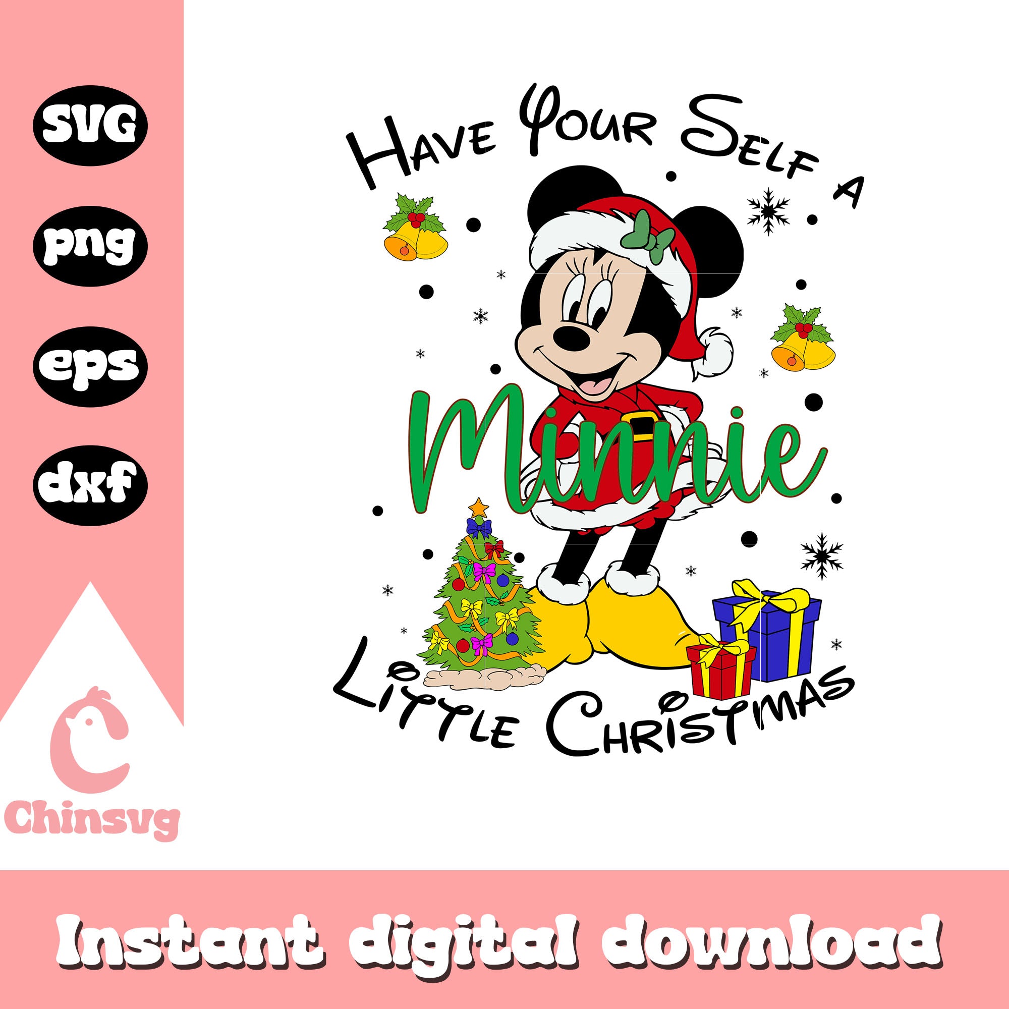 have your self a minnie little christmas svg, minnie mouse svg – Chinsvg